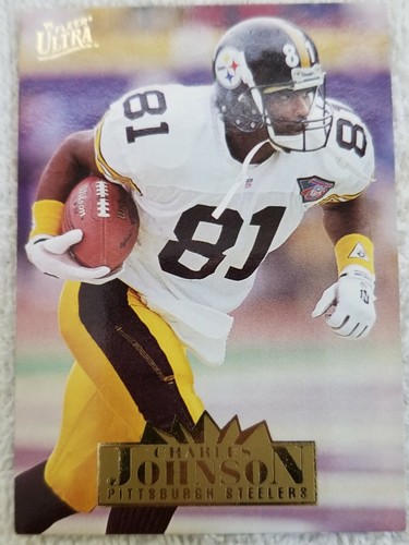 Charles Johnson Pittsburgh Steelers 1995 Fleer Ultra Football Card #261 ...