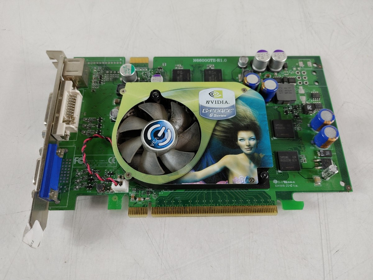 Nvidia 6600gt I EVGA GeForce 6600GT 128MB Shoponline 128