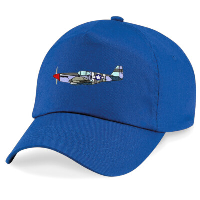 P-51 Mustang Embroidered Baseball Cap - Classic Aviation Style | eBay UK