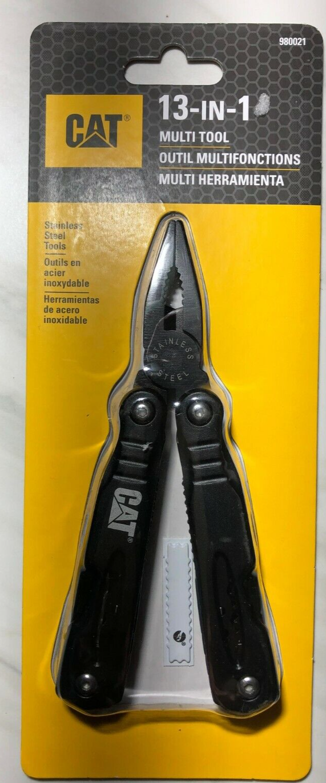 Caterpillar Multi-Function Tool 13-in-1 multi-tool Knife - screwdriver ...