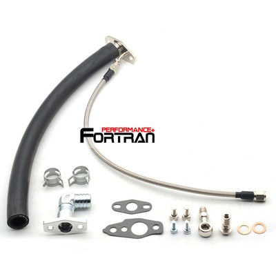 Turbo Oil Feed Drain Line Kit Fit TOYOTA Land Cruiser Prado Hilux 1KZ ...