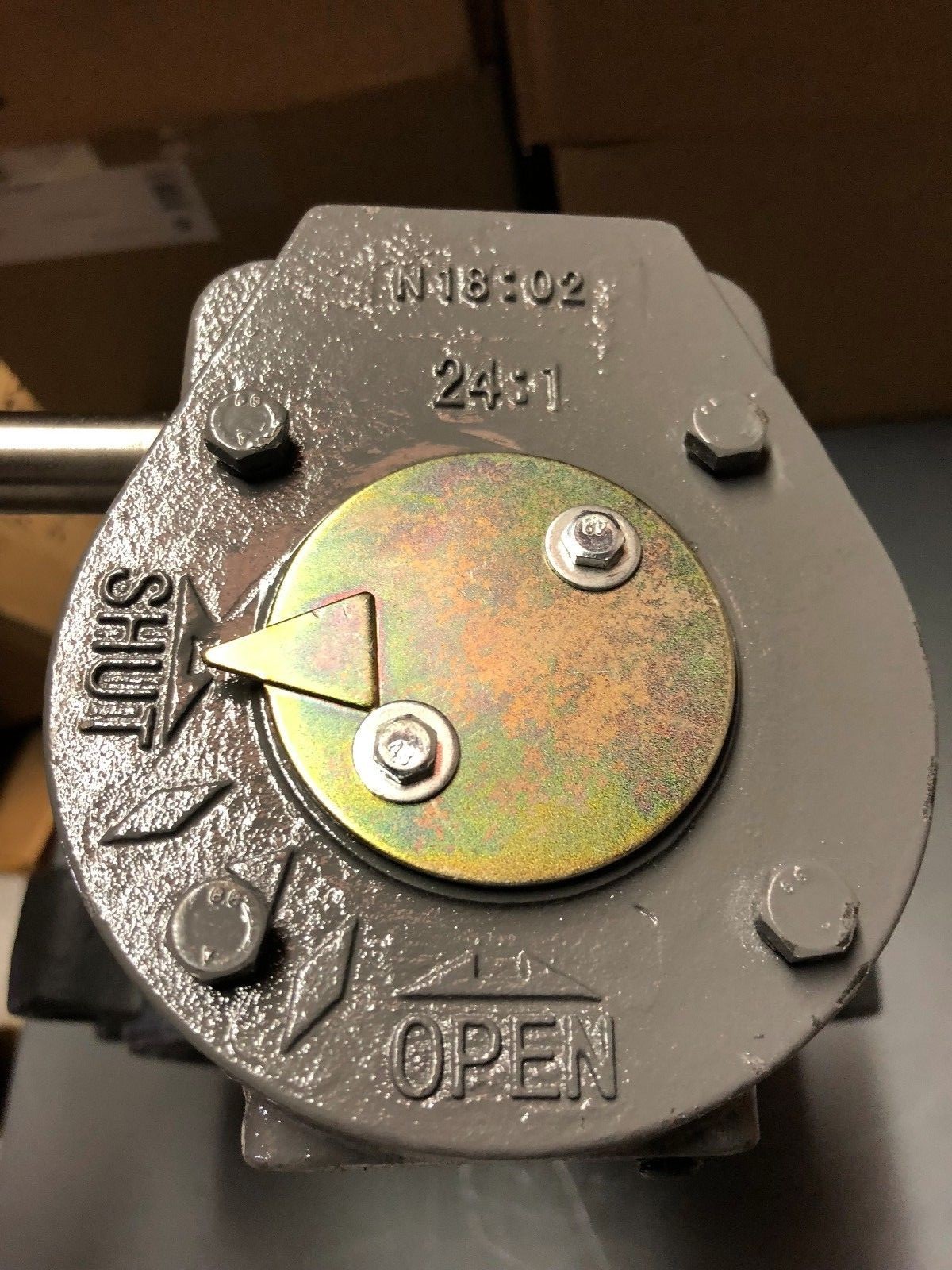 Nibco 6" EDPM Butterfly Valve - Part # LD-2000-5 Gear Operator 200 psi ...