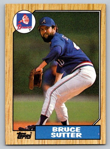 1987 Topps #435 Bruce Sutter - Atlanta Braves | eBay