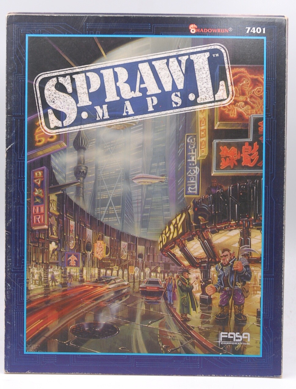 Shadowrun Sprawl Maps FASA RPG 1994 7401 for sale online | eBay