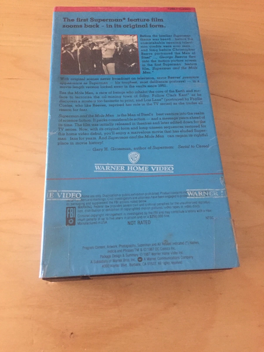 Superman And The Mole Men Vhs