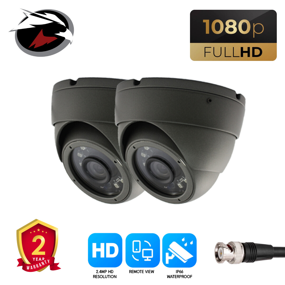 GOVISION 1080P FULL HD CCTV CAMERA SYSTEM NIGHT VISION IP66 20M IR DOME ...