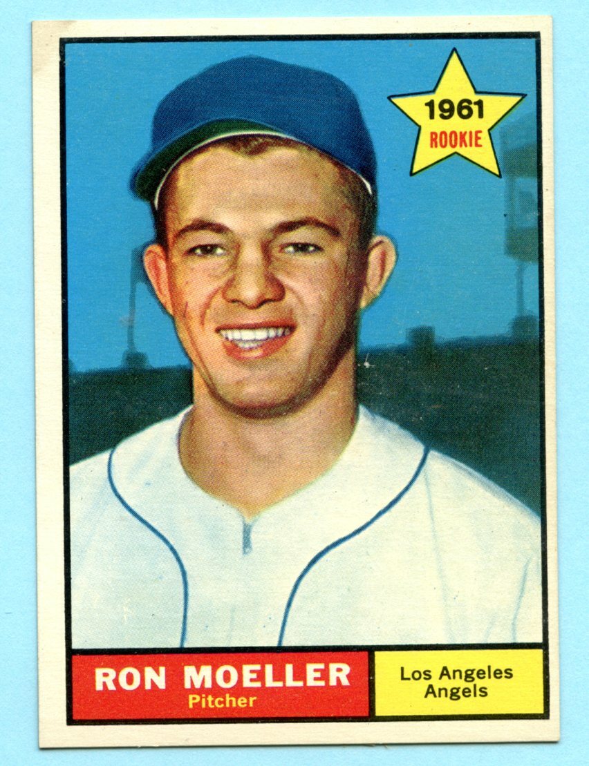 1961 Topps # 466A Ron Moeller (NM) -- Angels -- Box 702 | eBay