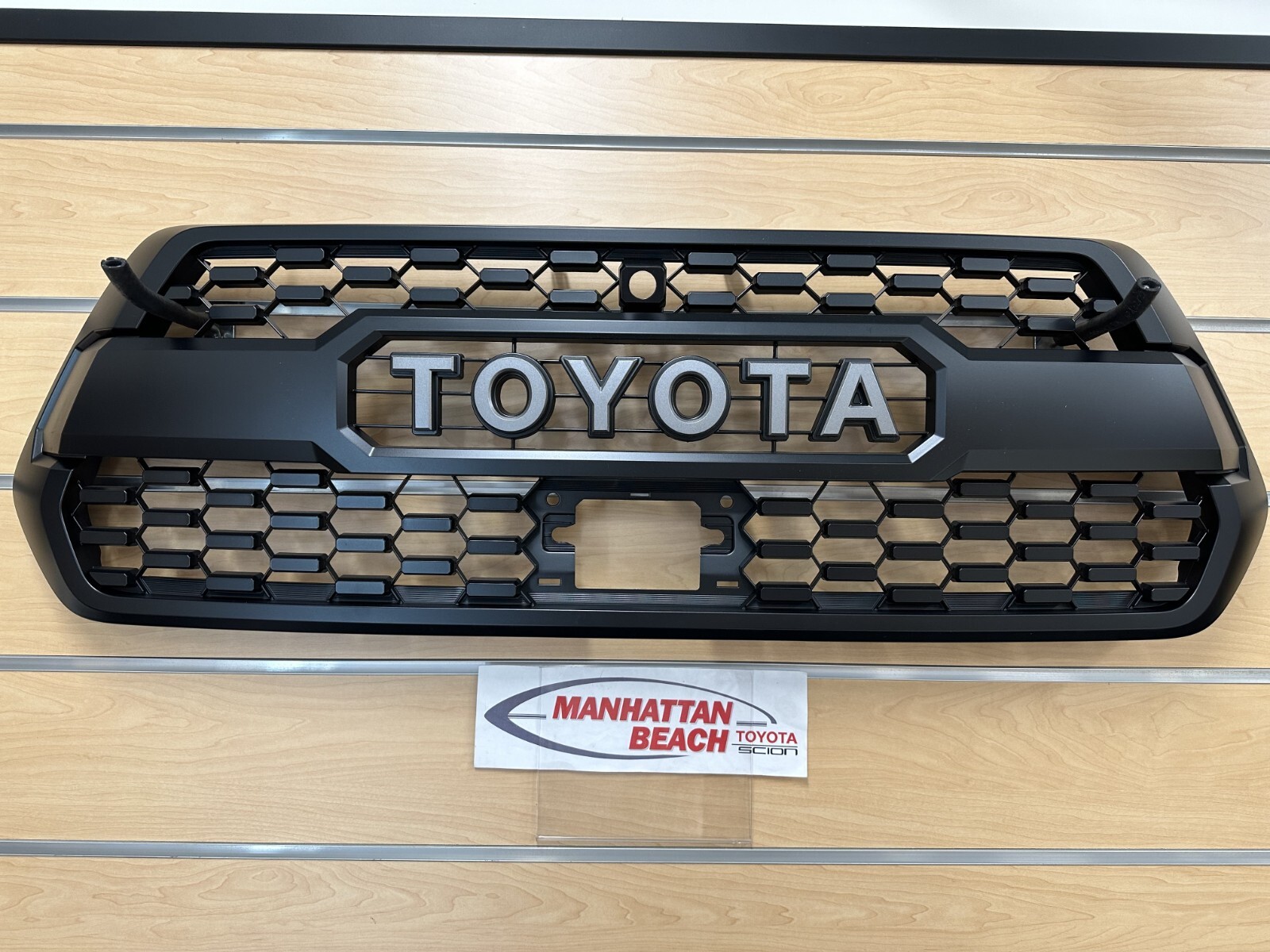 18-23 TACOMA TRD PRO GRILLE BLACK W/SILVER GRAY LETTERS GENUINE PT228 ...