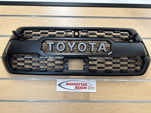 18-23 TACOMA TRD PRO GRILLE BLACK W/SILVER GRAY LETTERS GENUINE PT228 ...