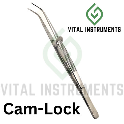 Dental Plier Tweezer Cam-Lock 6" Surgical Atraumatic Elastomeric ...