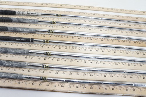 True Temper Dynamic Gold S300 130g 33"-37.25" 7pc Iron Shaft Set Pulls ...