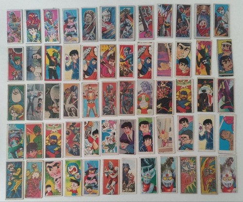 60pcs Old Menko Cards, Vintage Japanese Kids Game Collectible | eBay