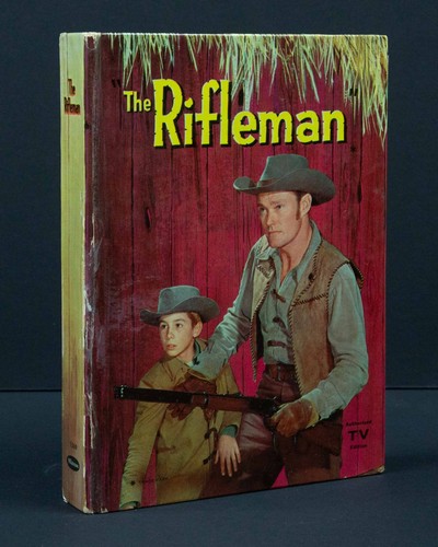 The Rifleman TV Western Show Hardcover Vintage 1959 Book Whitman ...