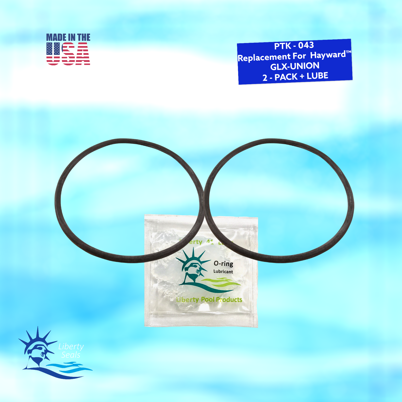 Salt Cell Union O-ring Replacement for T-Cell Fits GLX-Union-Oring PTK ...