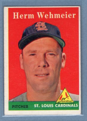 1958 Topps #248 Herm Wehmeier (b) VG-EX GO501 | eBay