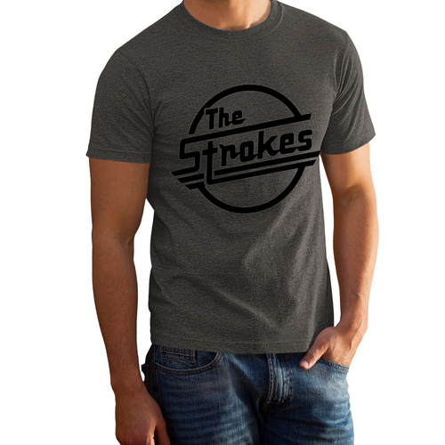 VINTAGE FEEL - The Strokes Merch, Faded Grey Color, Rock Band T-Shirt ...