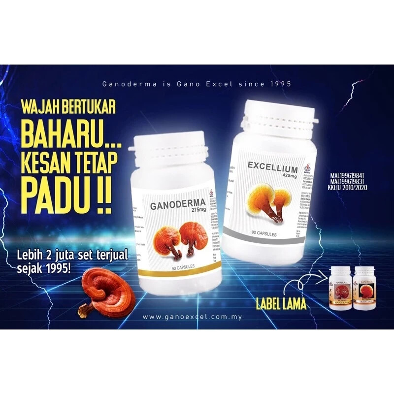 2x Gano Excel Ganoderma Lucidum 90 Capsules Reishi Lingzhi New | eBay