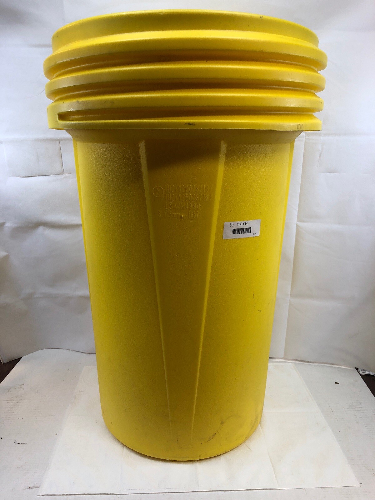 EAGLE 1657-Overpack Drum--Open Head,55 gal.--Yellow - HOTT DEALS | eBay