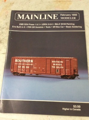TRAIN MAGAZINE MODEL MAINLINE MODELER February 1990 | eBay