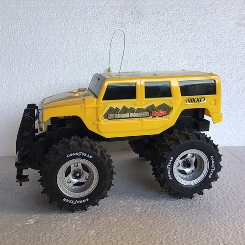 NIKKO Hummer H2 Yellow RC Car 10” Radio Controlled 4.8 Volt 2WD Truck ...