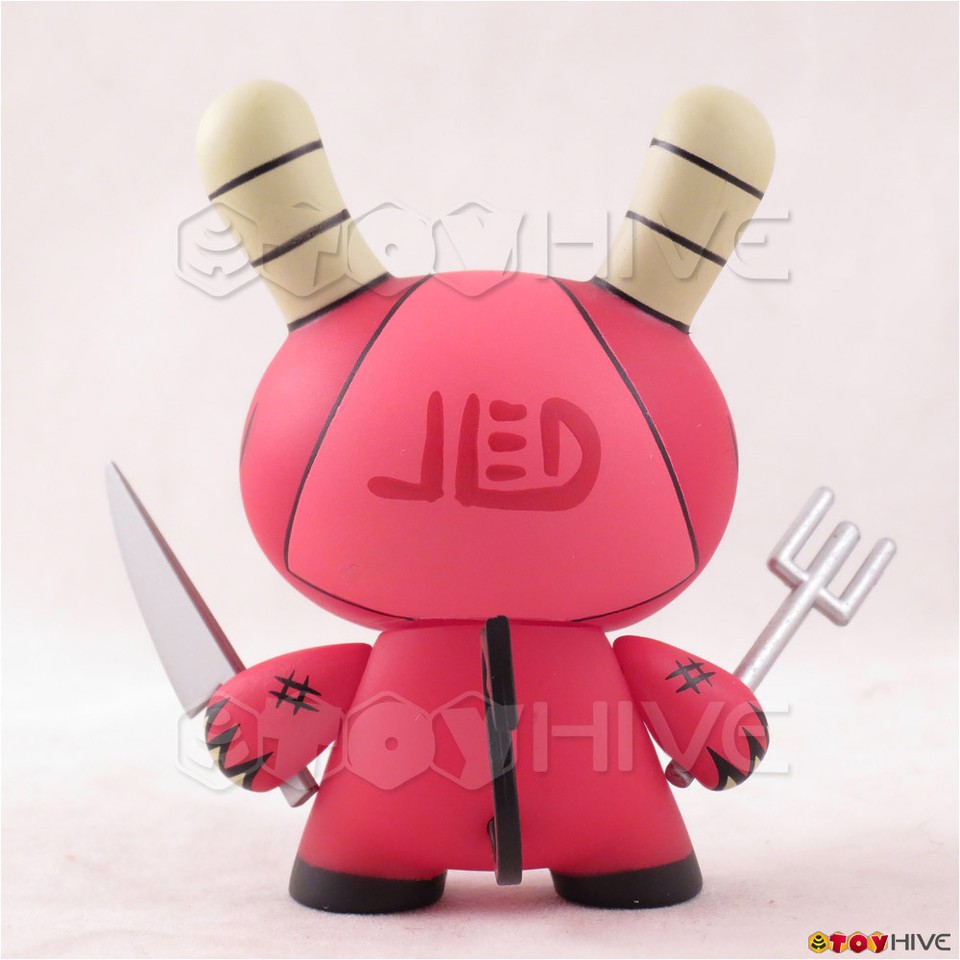 Kidrobot Dunny 2009 Endangered series vinyl figure red Demon by Joe ...