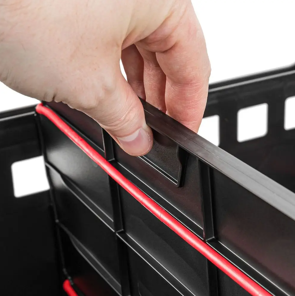 Storage Tool Platform Box Wheels Large Mobile Toolbox Tray Compartment ...