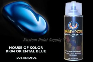 Oriental Blue KK04 House of Kolor 12oz Aerosol Can Kandy Kosmic Kolor ...