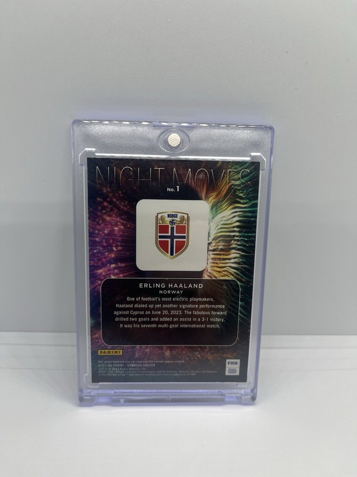 2023-24 Donruss Soccer Erling Haaland Night Moves CASE HIT - Norway | eBay