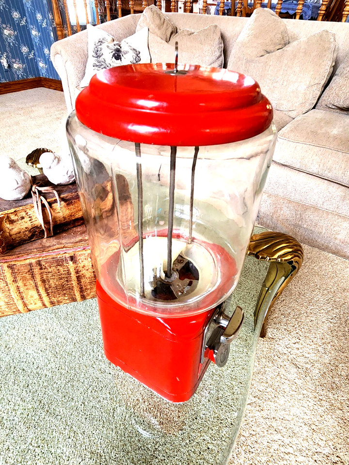Candy, Peanuts, or gumball machine. Glass globe- 5 Cents- | eBay