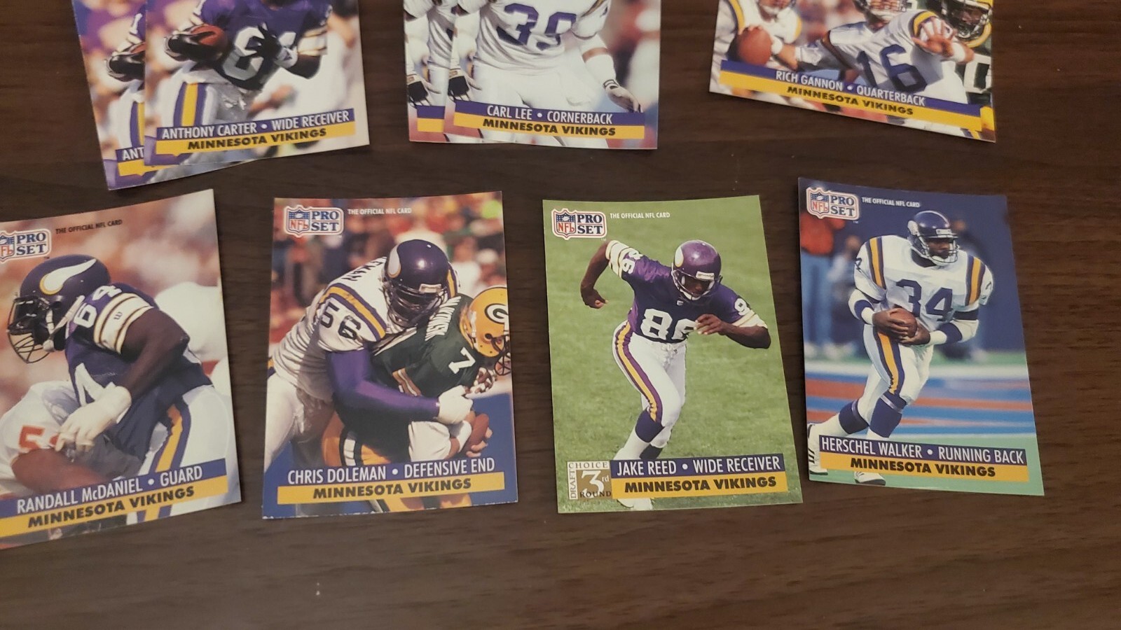 NFL Pro Set NFL Football Card Set Minnesota Vikings | eBay