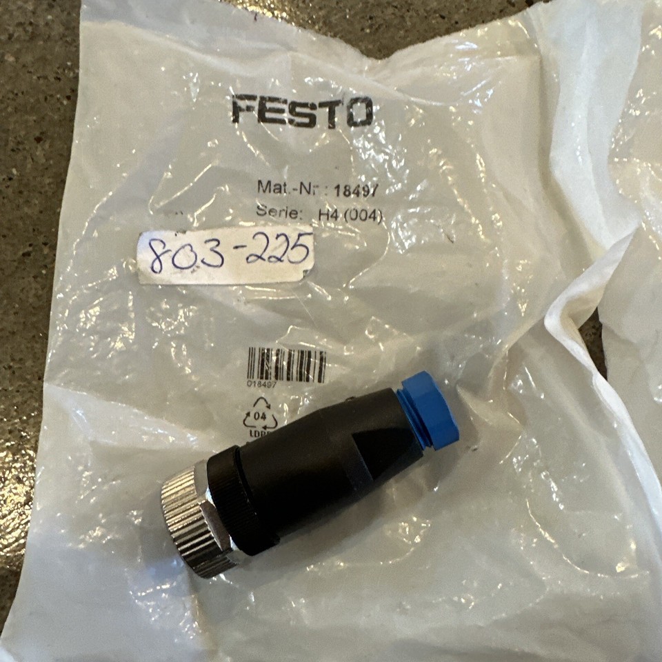 Festo 18497 Plug Socket Receptacle *New* | eBay