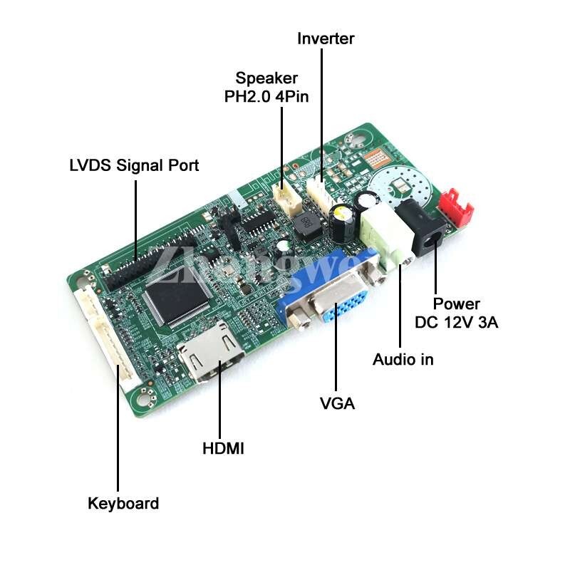 For B154PW02 V0/V1/V2/V3 1CCFL 1440x900 LVDS-30Pin HDMI+VGA Controller ...