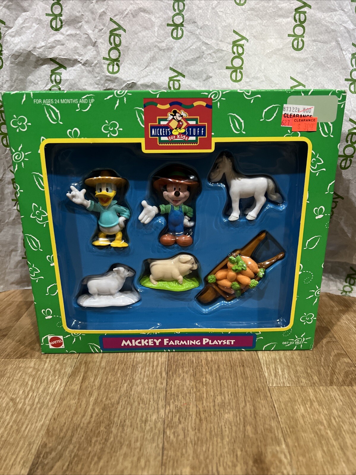 Vintage Mattel Disney Mickey Farming Play Set Figures Mickey Stuff For ...