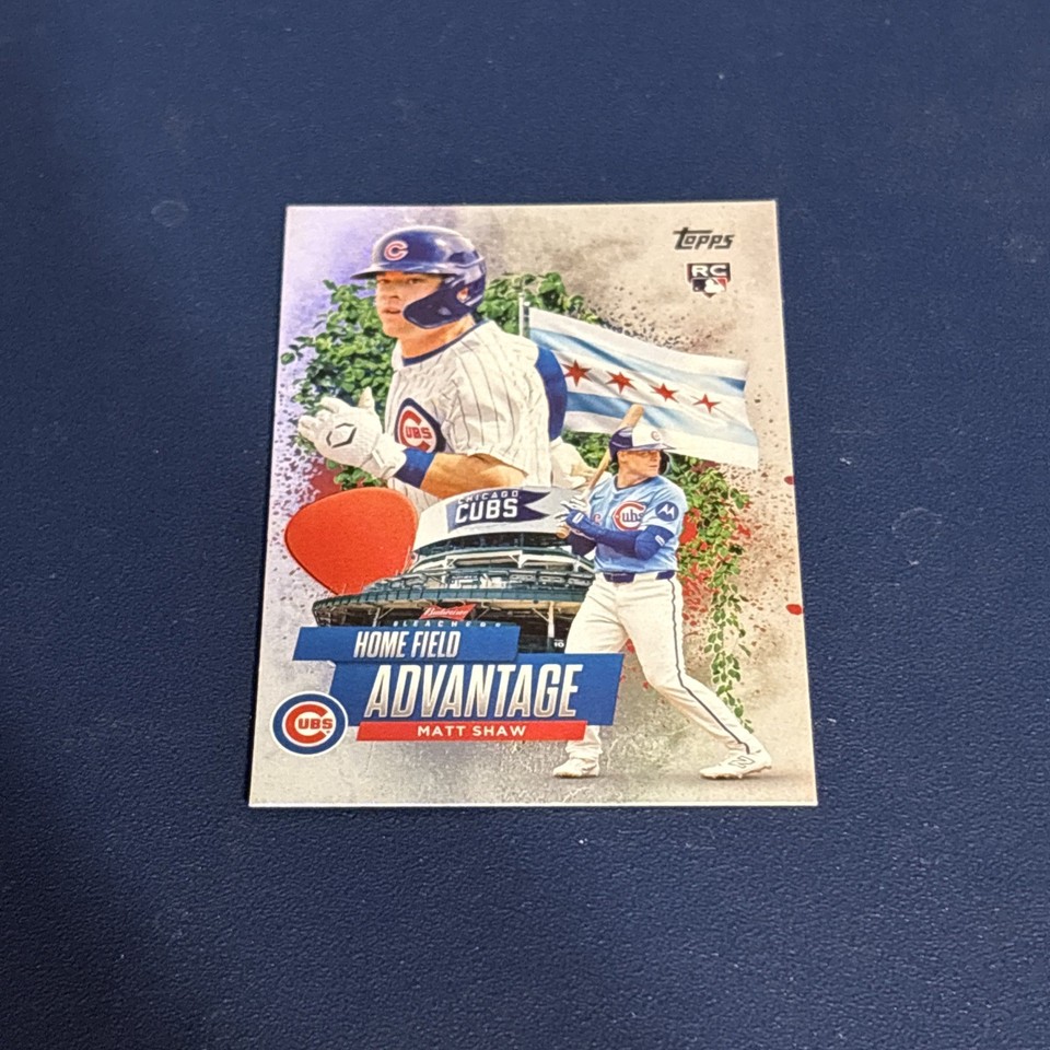 2025 Topps Update Baseball Matt Shaw Home Field Advantage Insert RC ...