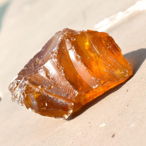 46.90 Ct Natural Orange Amber Uncut Rough Certified Gemstone Gift For ...