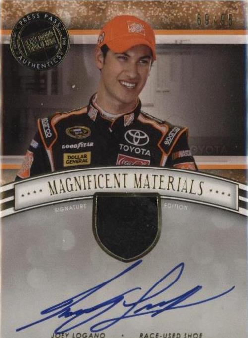 2012 Press Pass Fanfare - Magnificent Materials Signature Edition Joey ...
