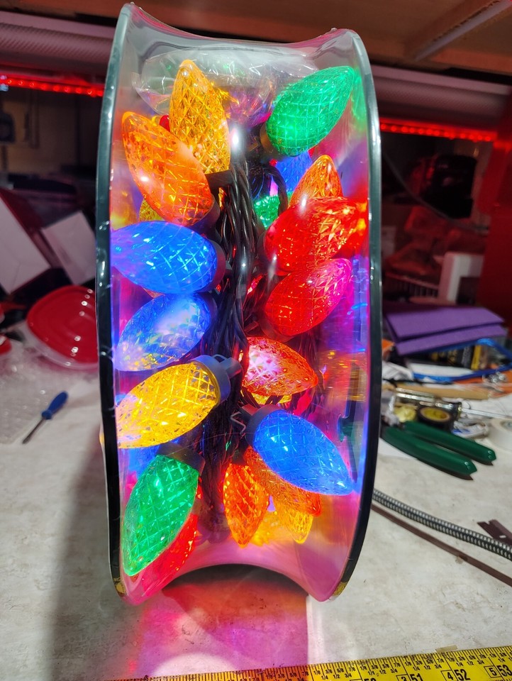 Home Accents Holiday 100 Multi-Colored Faceted C9 LED Lights | eBay