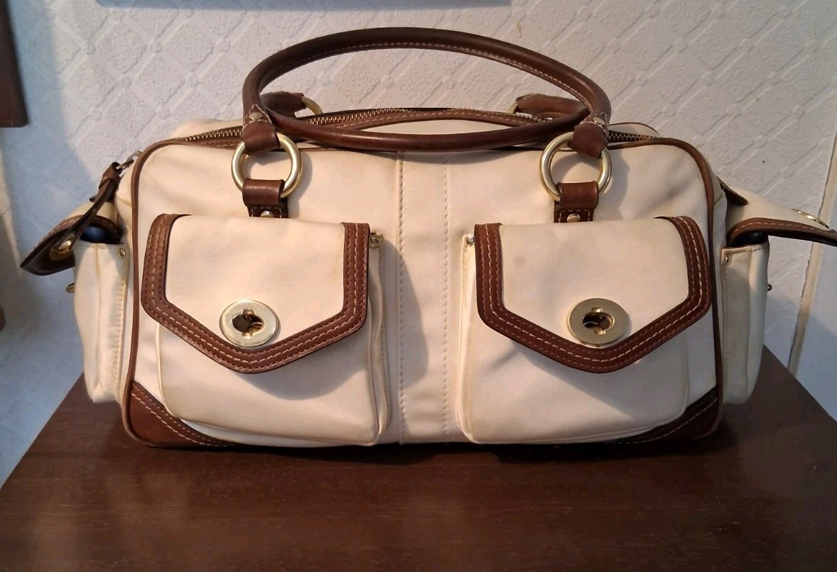 Vintage Coach Legacy Turnlock Satchel Bag, HTF, Rare - Gem