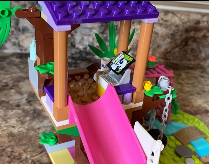Lego Friends 41422 Panda Jungle Tree House Treehouse Complete 3 Bears ...