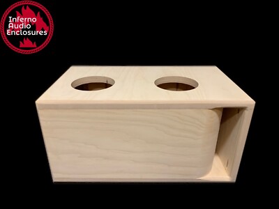 Dual 6.5” Curved Kerf Slot ported sub box enclosure | eBay