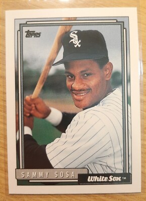 1992 TOPPS SAMMY SOSA #94 CHICAGO WHITE SOX | eBay