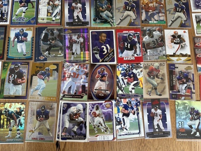 💥 Jamal Lewis Football Card Lot (70 Cards) – Rookies, Inserts, Serials ...