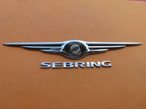 07 08 09 10 CHRYSLER SEBRING REAR LID EMBLEM LOGO BADGE SIGN USED ...