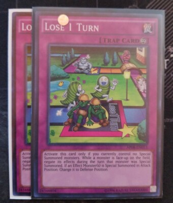 2x Lose 1 turn AP08-EN013 Super Rare Unlimited Edition Yugioh NM | eBay