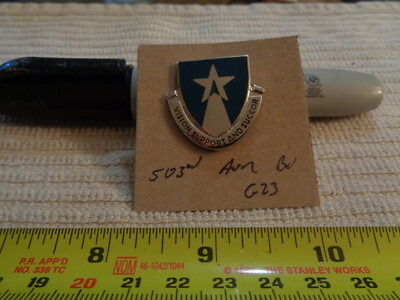 503rd Aviation Battalion G23 Unit Crest, DI, DUI (DRAW#X12) | eBay