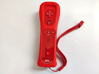 Official Nintendo Wii MotionPlus Red Controller - Authentic OEM Remote ...