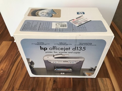 NEW In Box HP OfficeJet D135 Printer Fax Scanner Copier Officejet All ...