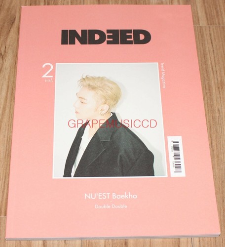 INDEED VOL.2 NU'EST BAEKHO WJSN VIXX HYUK KOREA MAGAZINE 2019 MAY NEW ...