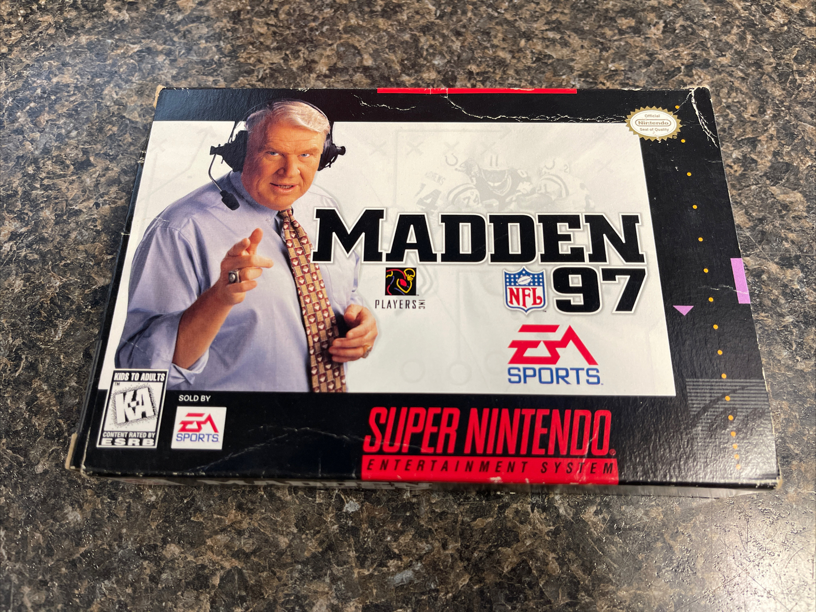 Super Nintendo Game Ea Sports John Madden Football 97 BOX ONLY NO GAME ...