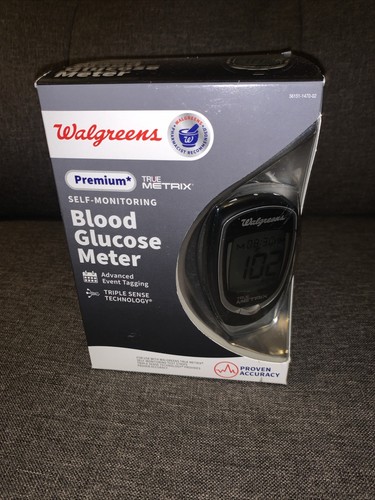 NIB - Walgreens Premium True Metrix Self-Monitoring Blood Glucose Meter ...